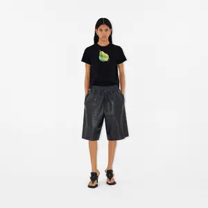 Burberry Crystal Embellished Cotton T-shirt