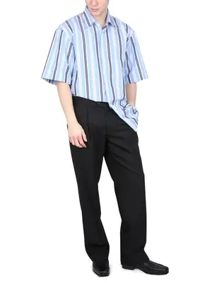 Dries Van Noten Short-sleeved Striped Shirt
