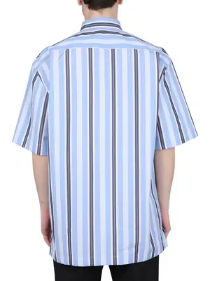 Dries Van Noten Short-sleeved Striped Shirt