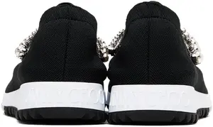 JIMMY CHOO Verona Crystal-embellished Knit Sneakers