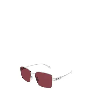 Gucci Rectangle Frame Sunglasses - Sliver