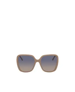 Chloé Rectangular Frame Sunglasses - Gray