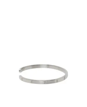 MAISON MARGIELA Engraved Cuff Bracelet - Gray