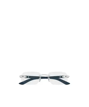 Cartier Rectangular Rimless Eyeglasses - White