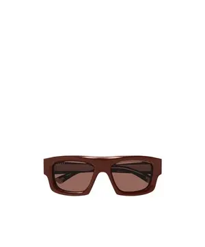 Gucci Square Frame Sunglasses - Brown