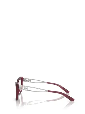 Dolce & Gabbana Logo Plaque Cat Eye Eyeglasses