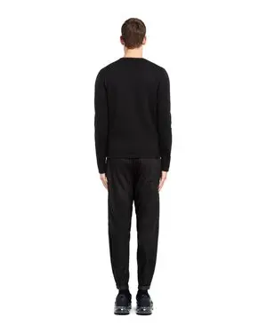 Prada Logo Rib Knitted Jumper