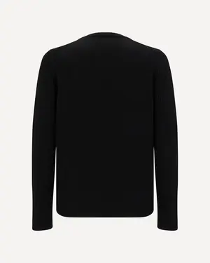Prada Logo Rib Knitted Jumper