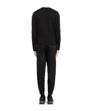 Prada Logo Rib Knitted Jumper