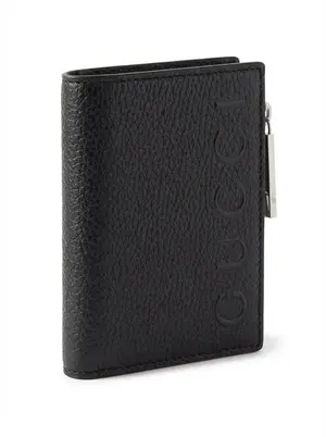 Gucci Coin Wallet With Logo - Black