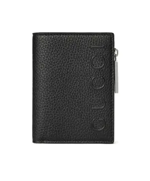 Gucci Coin Wallet With Logo - Black
