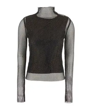 Sportmax Gerarda Embellished Long-sleeved Top