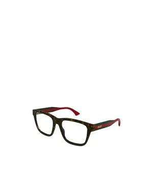 Gucci Square Frame Glasses - Havana