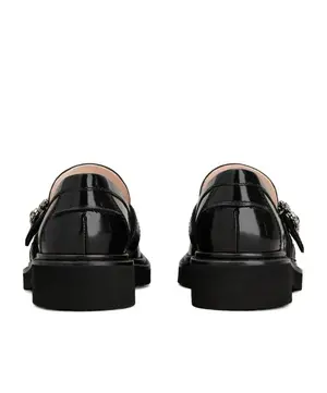 ROGER VIVIER Viv Rangers Loafers In Leather - Black