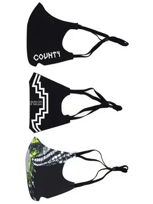 MARCELO BURLON COUNTY OF MILAN Three-pack Face Masks