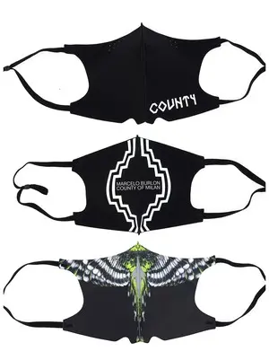 MARCELO BURLON COUNTY OF MILAN Three-pack Face Masks