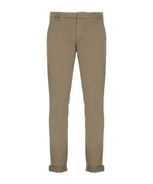 DONDUP Mid-rise Straight-leg Trousers - Gray