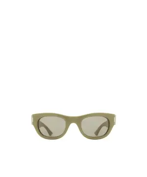 Saint Laurent Oval Sunglasses - Green