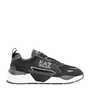 EA7 Logo Stamp Lace-up Sneakers