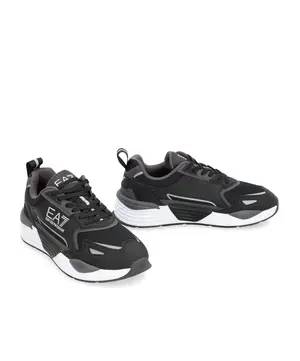 EA7 Logo Stamp Lace-up Sneakers