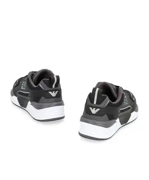EA7 Logo Stamp Lace-up Sneakers