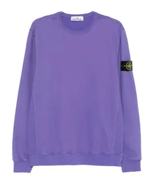 Stone Island Logo Patch Crewneck Sweatshirt