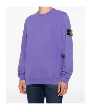 Stone Island Logo Patch Crewneck Sweatshirt