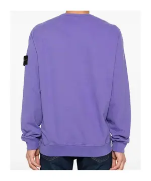Stone Island Logo Patch Crewneck Sweatshirt
