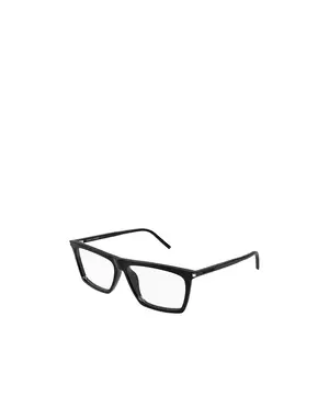 Saint Laurent Square Frame Eyeglasses - Black