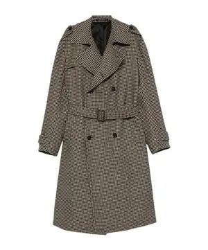 Tagliatore Tie Detailed Outerwear For Men