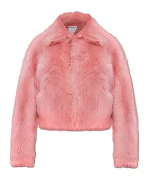 Bottega Veneta Fur Coat - Pink