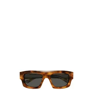 Gucci Square Frame Sunglasses - Havana