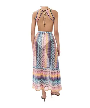 Missoni Zigzag Pattern Maxi Dress