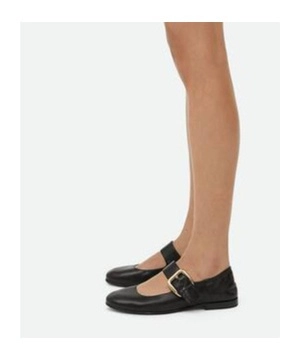 Bottega Veneta Astaire Mary Jane Ballerina - Black