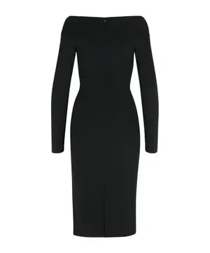 Stella McCartney Boat Neck Midi Dress