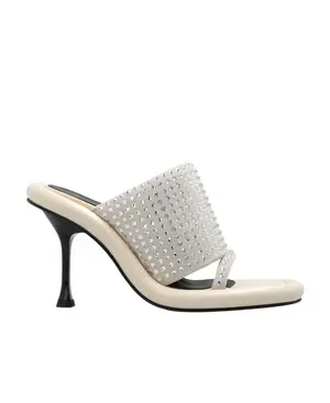 J.W.ANDERSON Bumper Embellished Mules - Nude