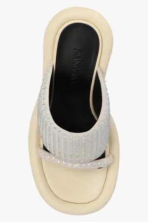 J.W.ANDERSON Bumper Embellished Mules - Nude