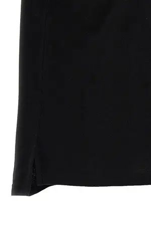 Saint Laurent Cassandre Short-sleeved Polo Shirt - Black
