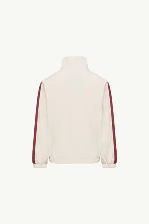 Moncler Zip-up Jacket With Striped Sleeves