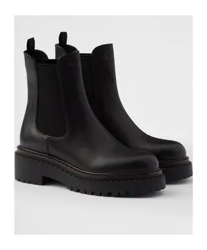Prada Round-toe Chelsea Boots