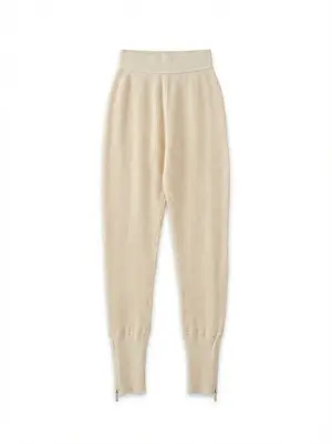 Loro Piana Ribbed Knit Casual Pants