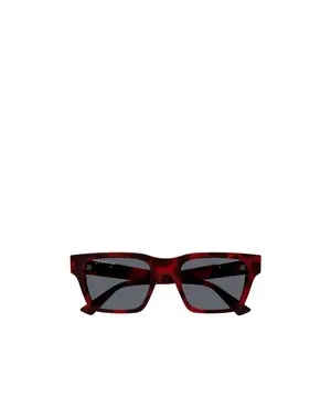 Gucci Rectangular Full Rim Sunglasses - Havana