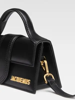 Jacquemus Leather Tote Bag - Black