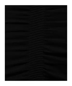 Alexander Wang Pleated Knit Maxi Skirt With Back Slit