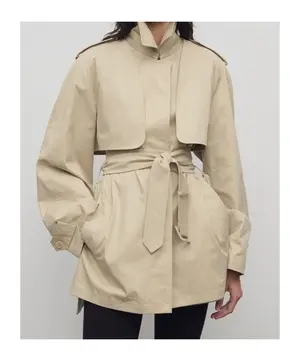 THE ROW Tavoris Trench Coat - Sandstone Brown