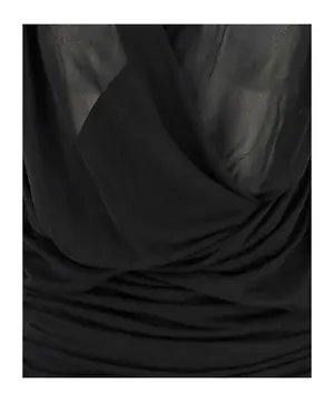 Saint Laurent V-neck Sleeveless Midi Dress
