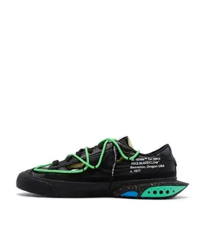 Nike X Off-white Blazer Low-top Sneakers - Black