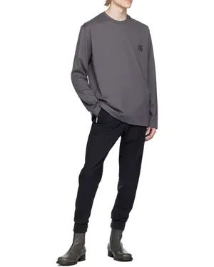 WOOYOUNGMI Embossed Long-sleeved T-shirt