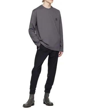 WOOYOUNGMI Embossed Long-sleeved T-shirt