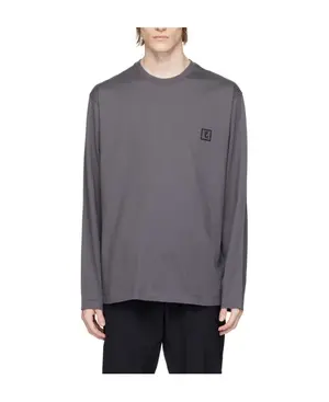 WOOYOUNGMI Embossed Long-sleeved T-shirt